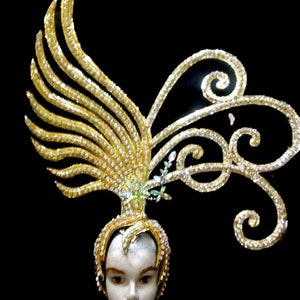 Da Neena H154 Vegas Butterfly Bird Roc Rukh Garuda Headdress - Etsy