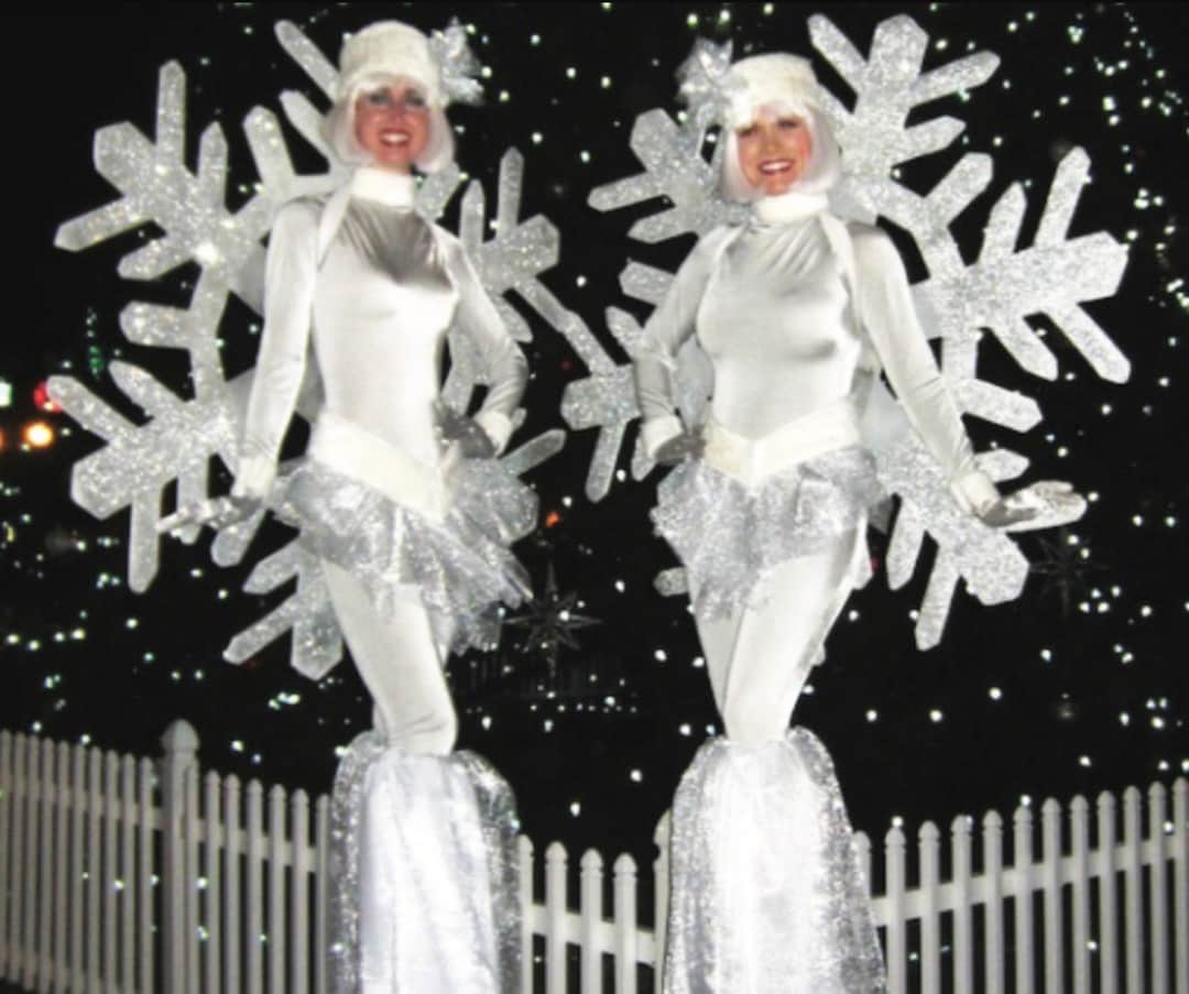 Da Neena One B941 Snowflake Angel Queen Snow Pageant Vegas Crystal ...