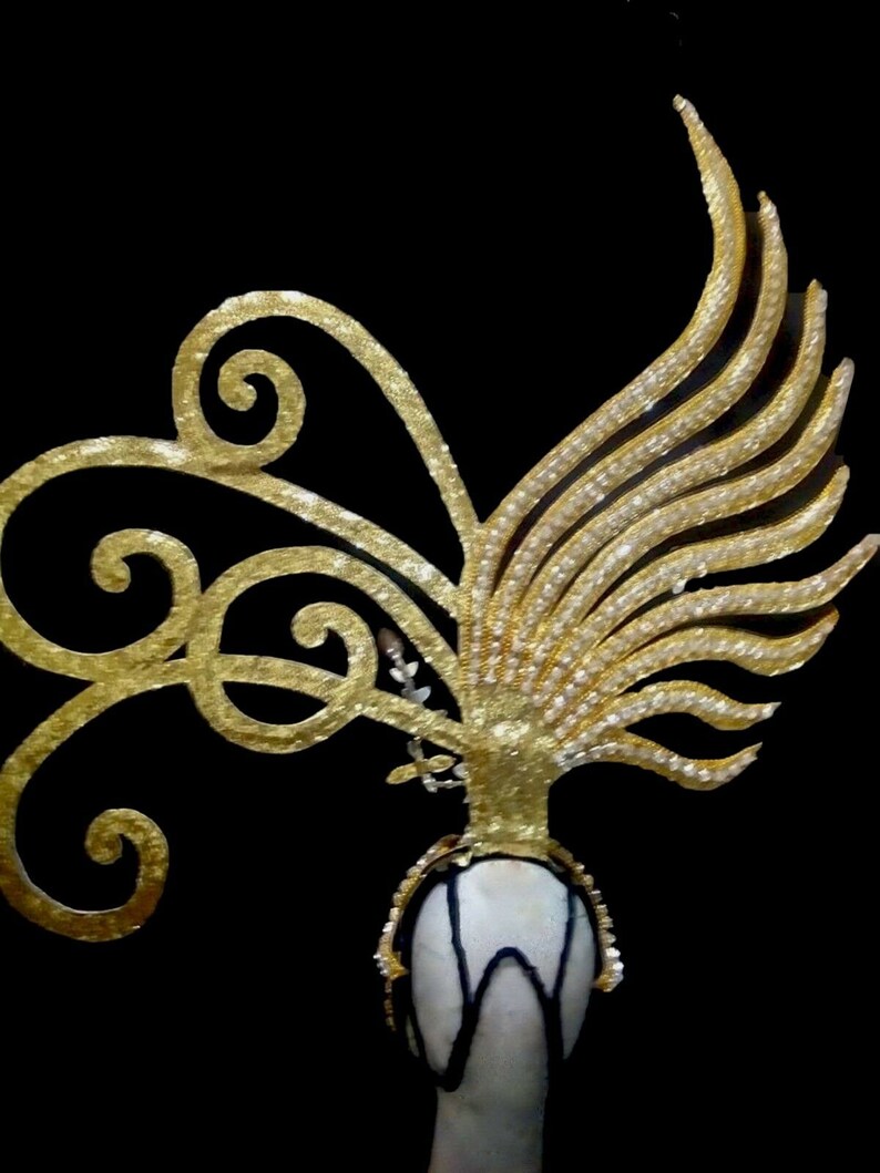 Da Neena H154 Vegas Butterfly Bird Roc Rukh Garuda Headdress - Etsy