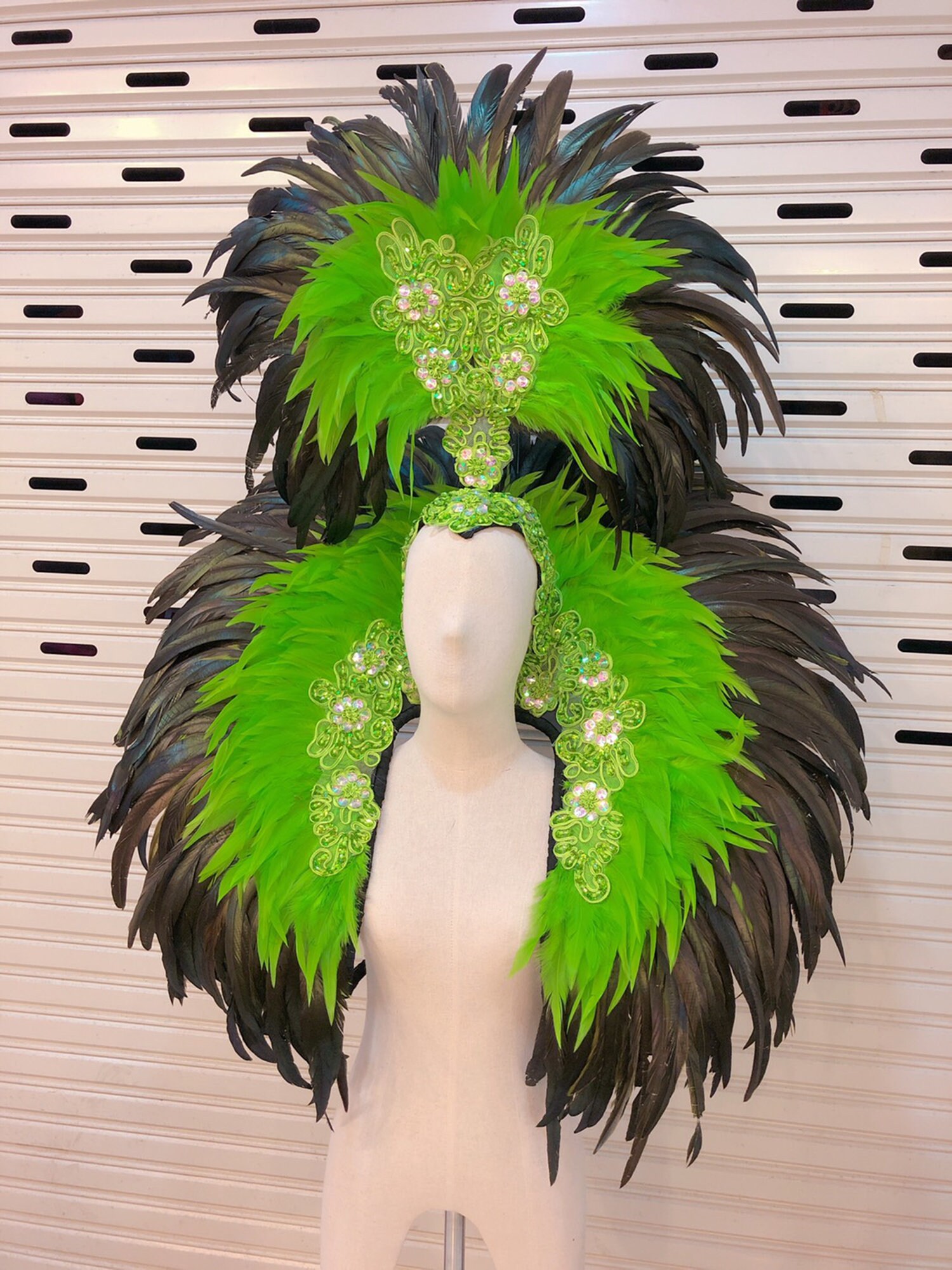 Penchon 191 Queen of Bird Pageant Vegas Samba Dance Feathers - Etsy