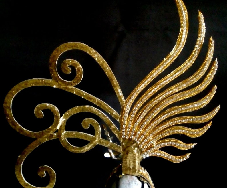 Da Neena H154 Vegas Butterfly Bird Roc Rukh Garuda Headdress - Etsy