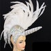 Da Neena MUL Showgirl Drag Peacock Backpiece Headdress - Etsy