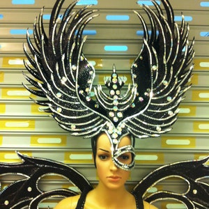 Da Neena C069 Show Phoenix Garuda Bird Angel Wings Backpiece Costume ...