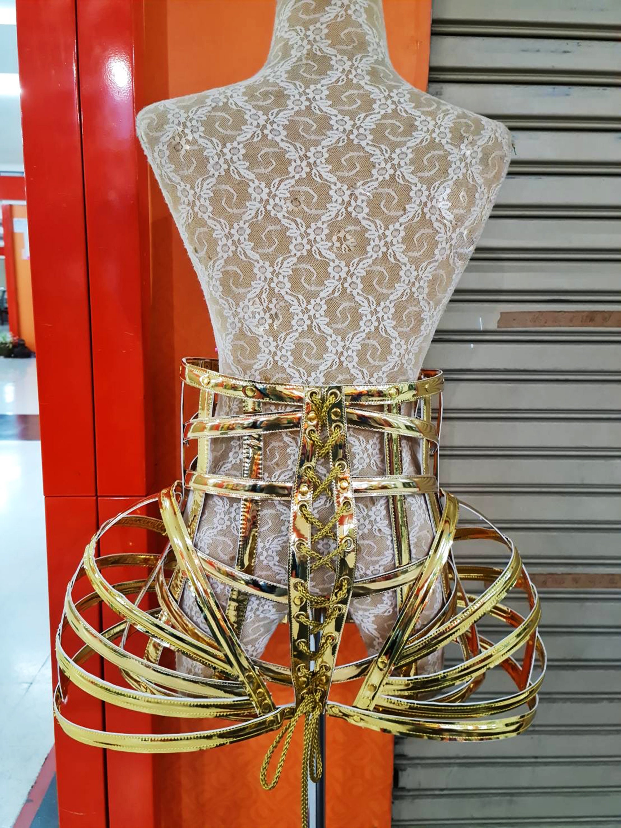 Daneena T029D Tribute Copy Cone Bra Pointy Cage Leather | Etsy