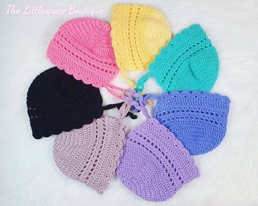 Crochet Adult Bonnet - Etsy