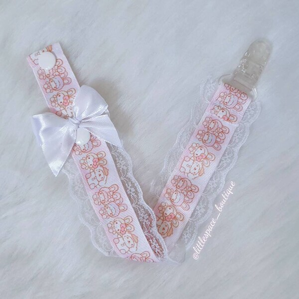 Lace Pacifier Clip - Etsy