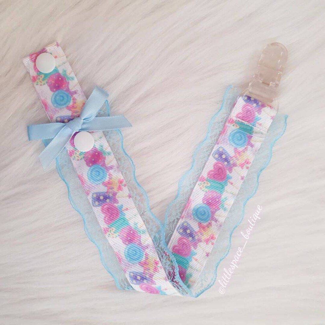 The Kawaii Dreamy Lollipops Adult Baby Pacifier Clip - Etsy