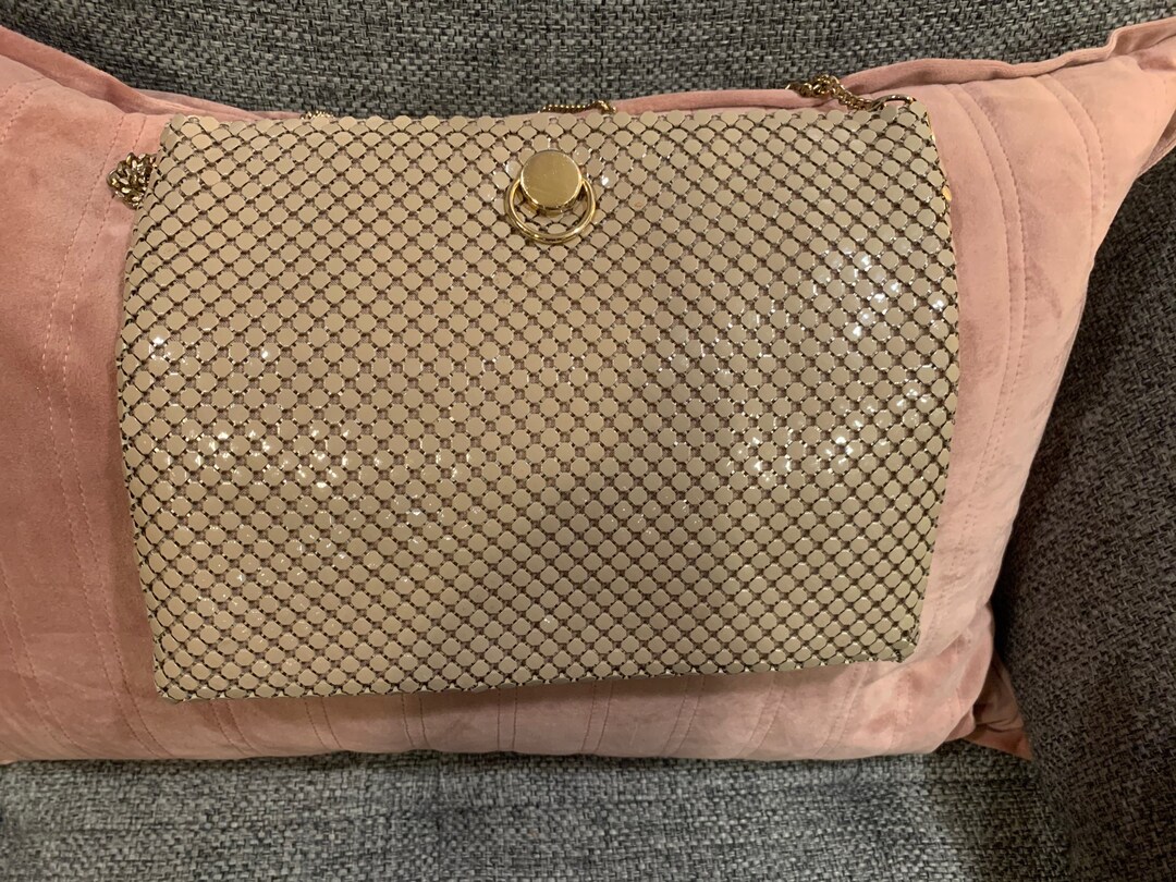 Pink Metal Chain Mail Like Bag Lined With Silk - Etsy