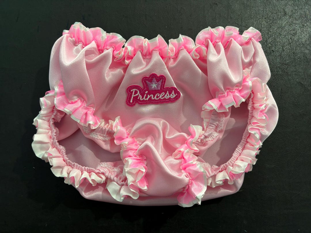 Adult Baby Sissy Satin Princess Panties Pink Frilly - Etsy UK