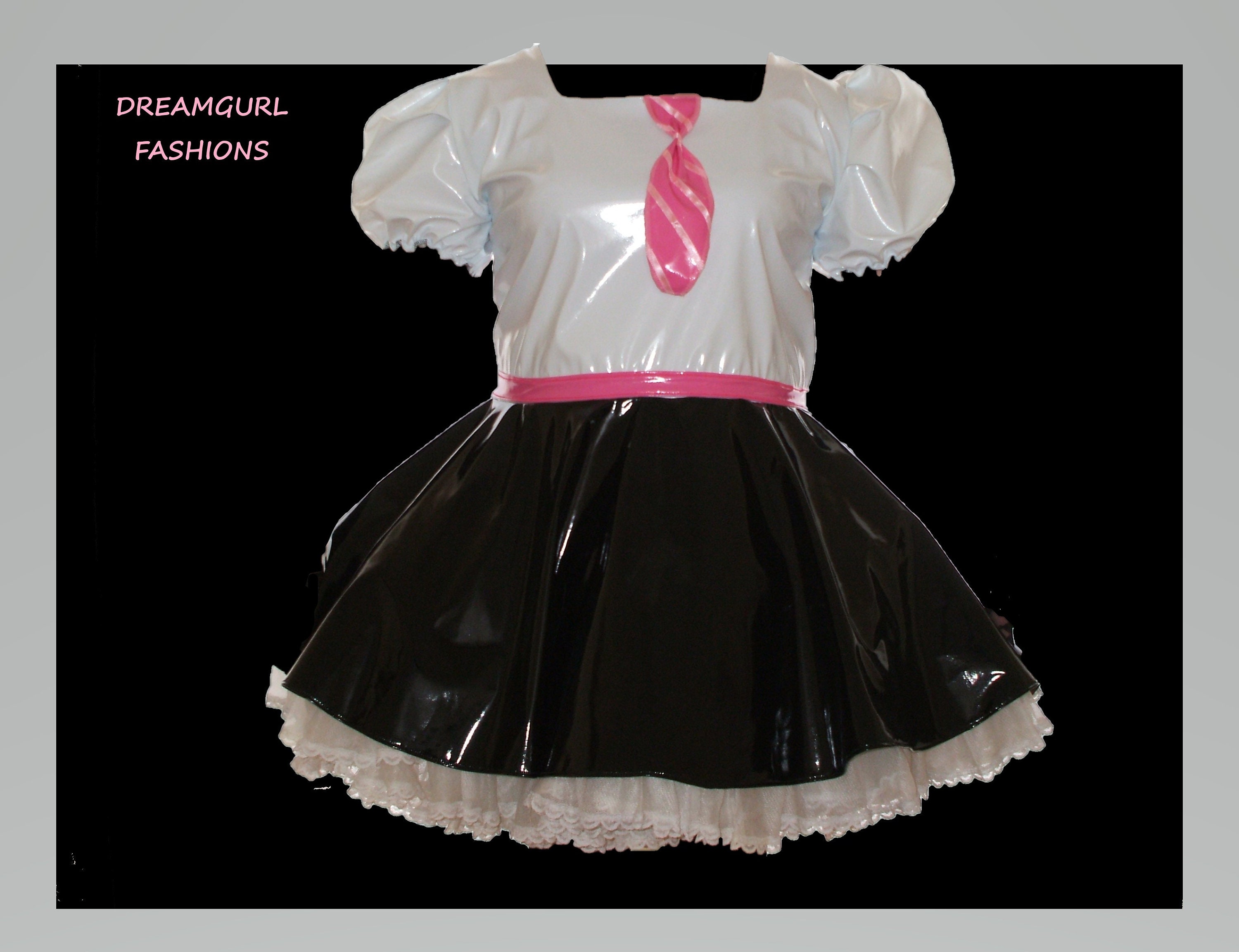Unisex Pvc School Dress Fancy Dress Sissy Lolita Cosplay - Etsy Canada