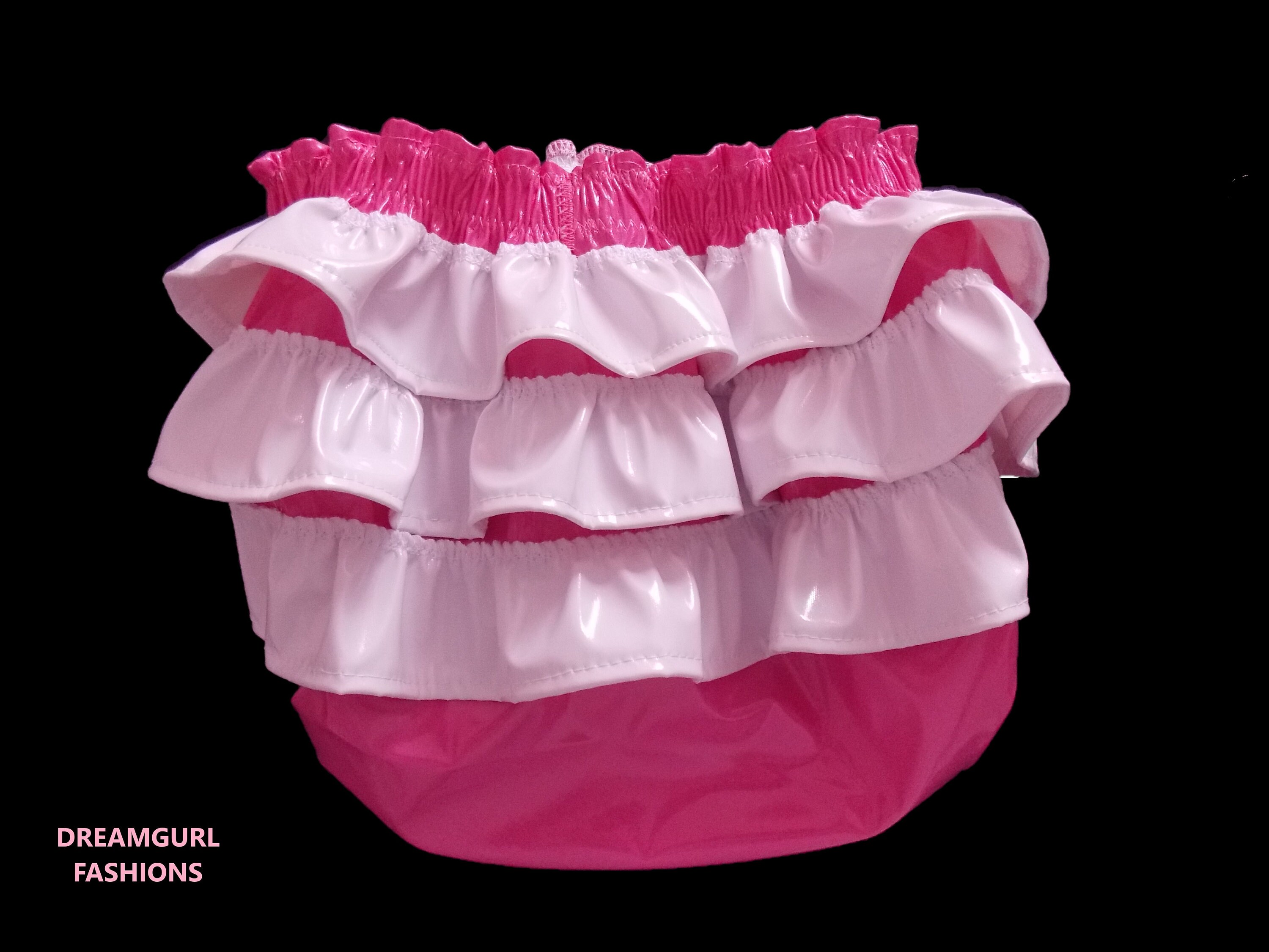 Unisex Pvc Maid Panties With Ruffle Bum Tv Sissy Lolita Cosplay - Etsy