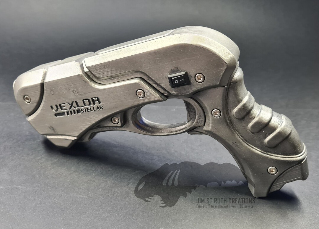 3D Printable Science Fiction Prop Gun Project - Etsy