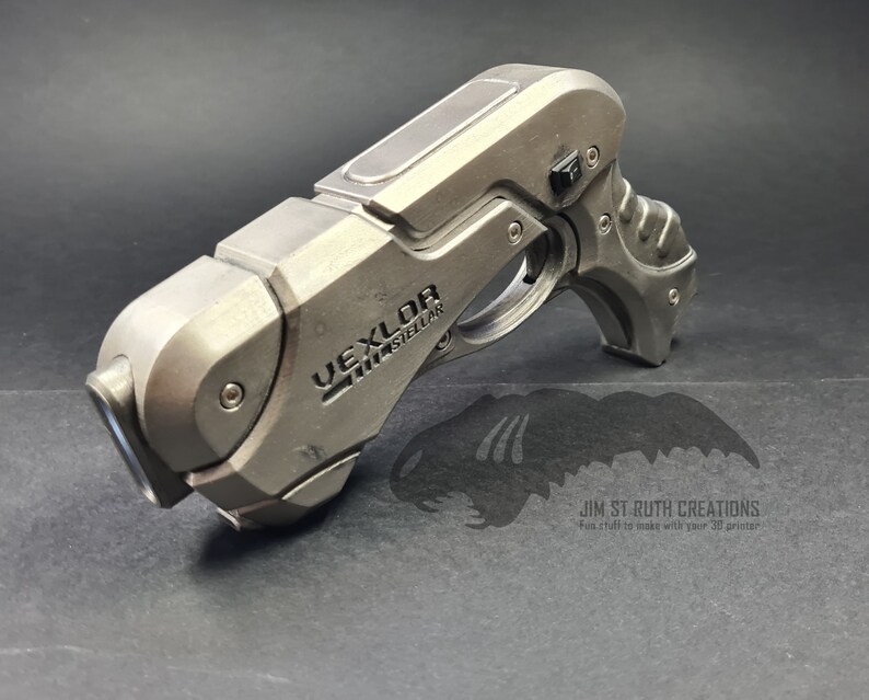 3D Printable Science Fiction Prop Gun Project - Etsy