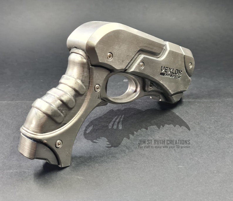 3D Printable Science Fiction Prop Gun Project - Etsy