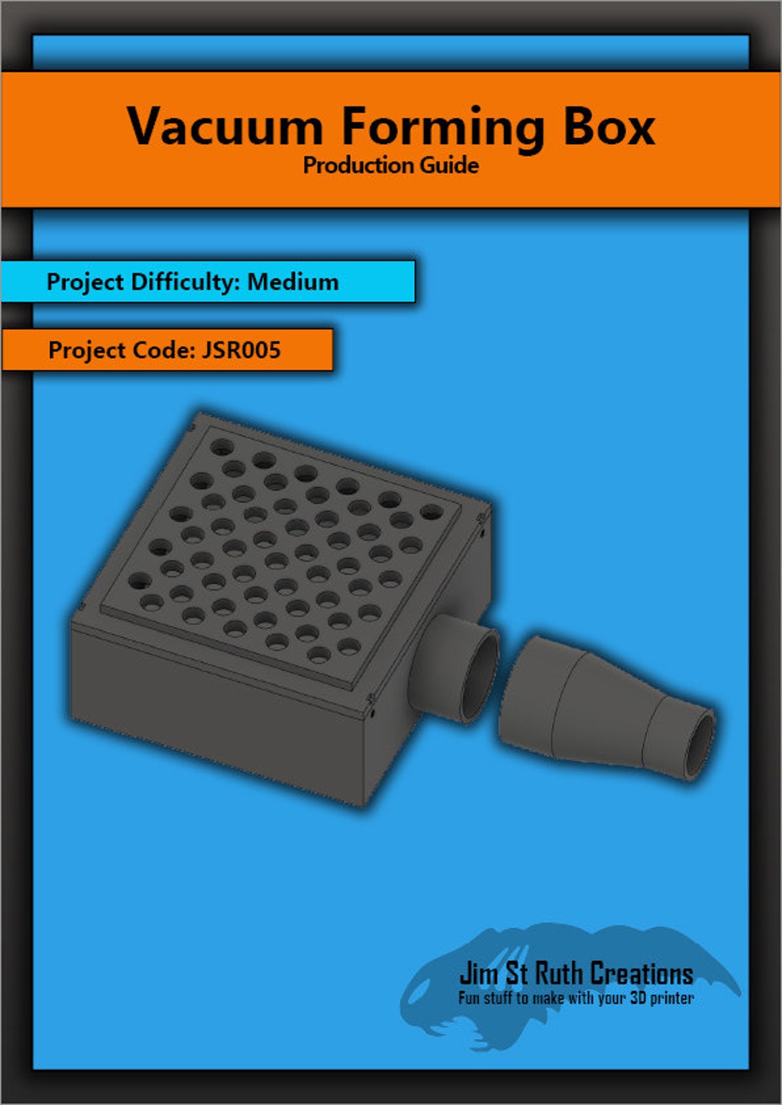 Small 3D Printable Vacuum Forming Box - Etsy