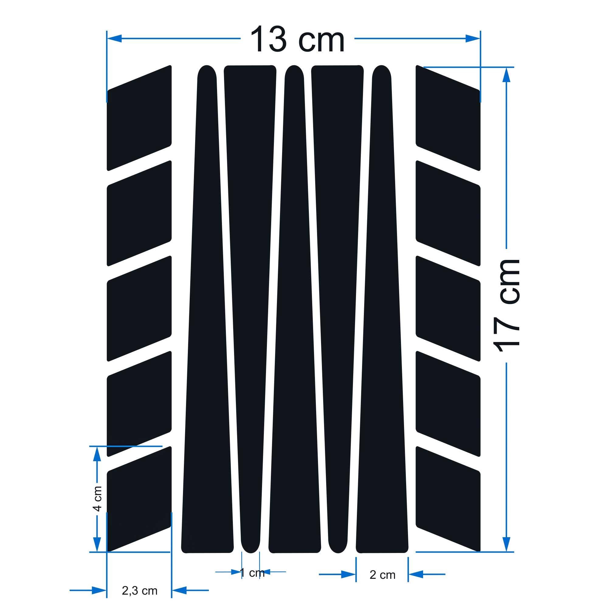 Stripe Design Fluorescent Orange Motocycle Helmet Sticker Cinarextreme ...