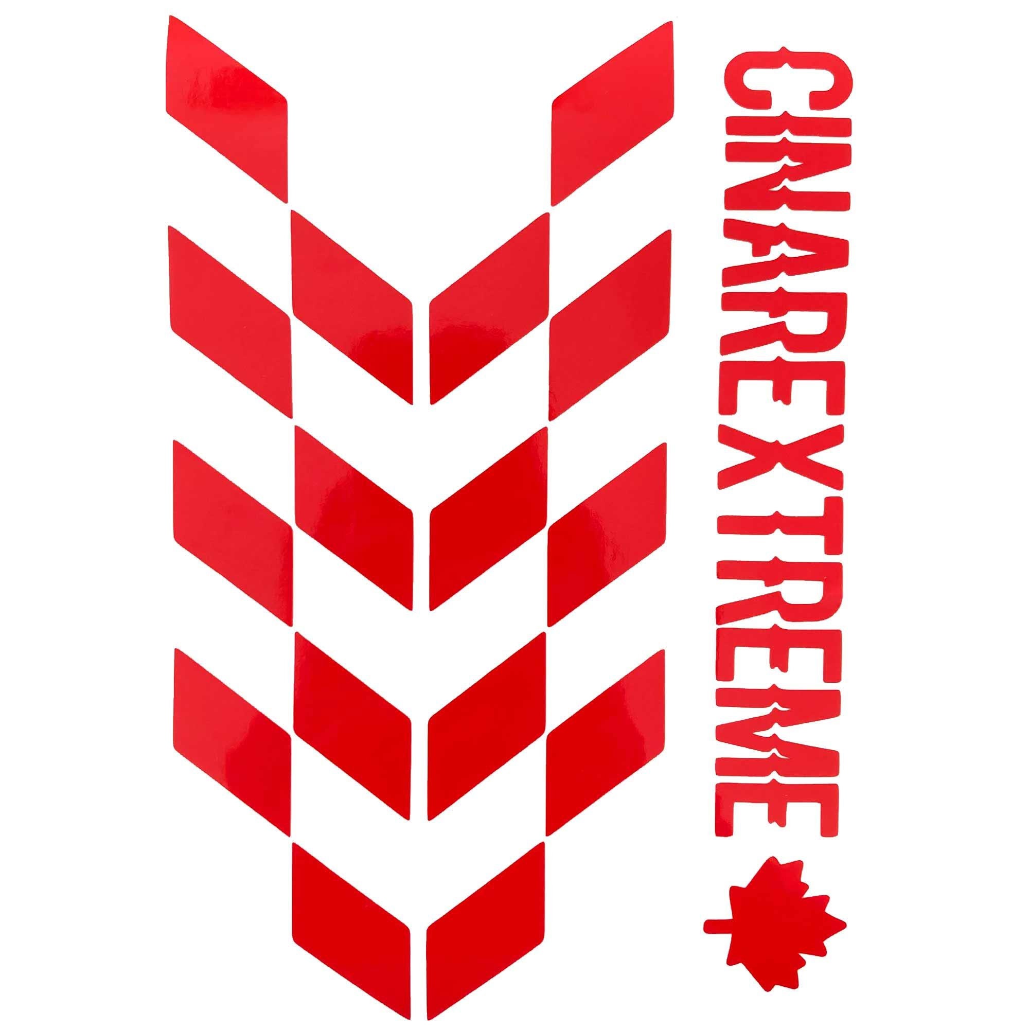Flag Red Checkered Helmet Motorcycle Sticker Set Cinarextreme - Etsy