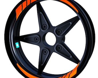 Moto GP Rose Pink Inner Rim Tape Wheel Stripes Decals Sticker ...