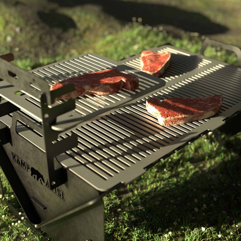 Personalized BBQ Grill Foldable Camp Grill With Custom Text and Logo ...