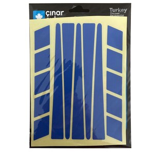 Stripe Design Reflective Blue Motocycle Helmet Sticker Cinarextreme - Etsy