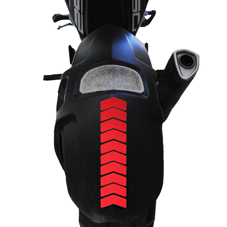 Arrow Design Mudguard Helmet Sticker Reflective, Fluorescent, Solid ...