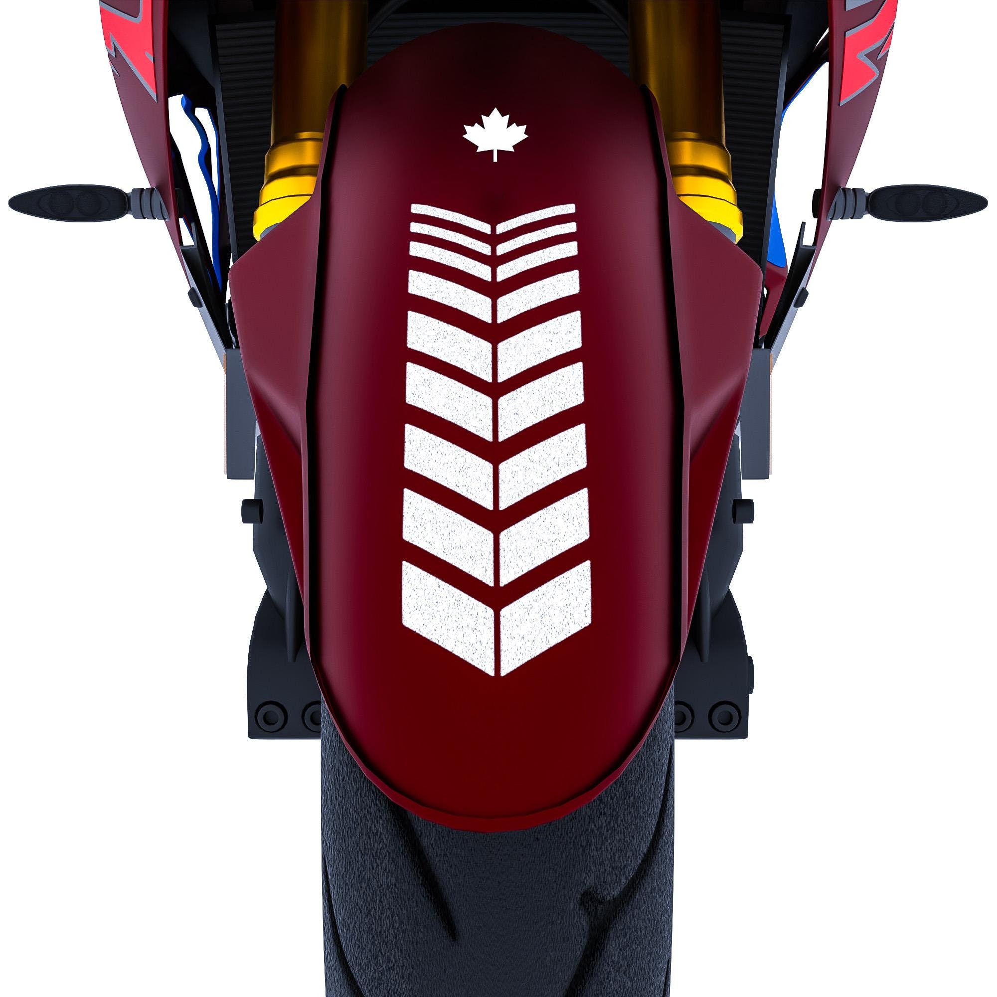2 Pieces Sport Design Motocycle Mudguard Reflective Gray Mudguard Sticker Cinarextreme Etsy UK