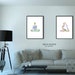 Yoga Pose Watercolor Printable Art Large Poster Instant - Etsy