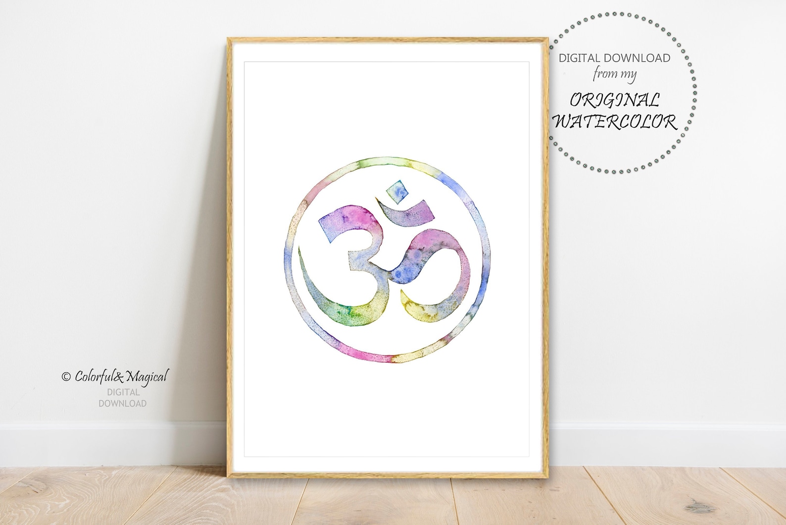 Om Spiritual Symbol, Yoga Lifestyle, Aum Sacred Sound, Om Watercolor ...
