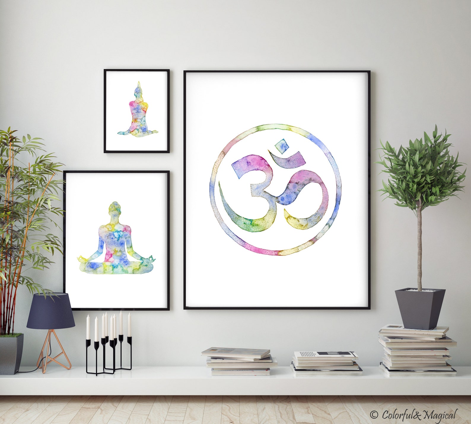 Infinity Symbol Watercolor Art Print Wedding Gift Feng - Etsy