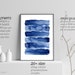 Abstract Print Watercolour Wall Art Indigo Printable Home - Etsy