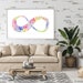 Infinity Symbol Watercolor Art Print Wedding Gift Feng - Etsy