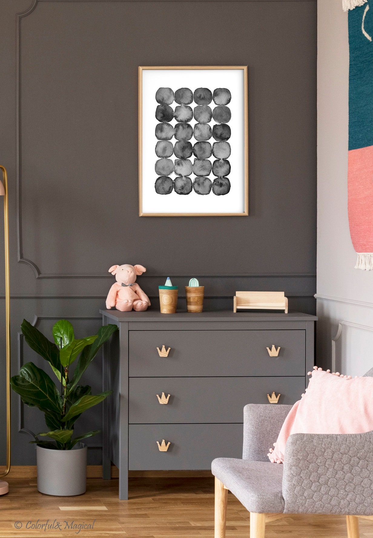 Abstract Black and White Print, Modern Minimalist Art, Digital Download ...