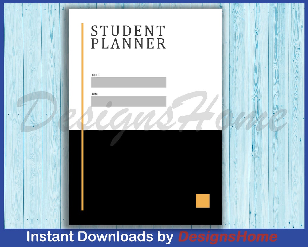 Weekly Student Planner | for Students - MS Word - Editable - Printable ...