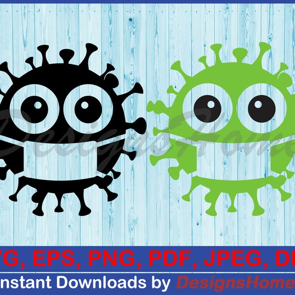 Covid Clipart - Etsy