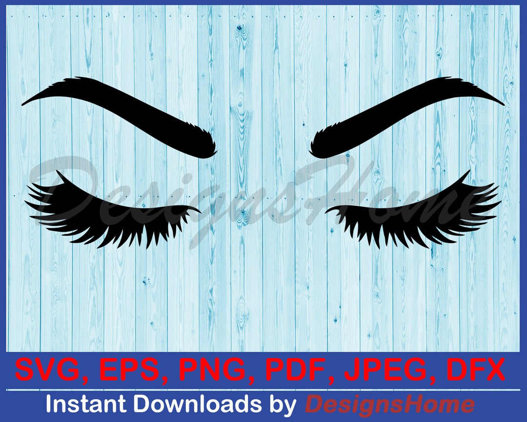 Eyelashes Svg, Makeup Svg, Eyebrows Svg, Lashes Svg, Lash Extensions ...