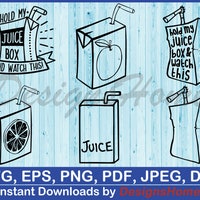 Juice Box SVG, Juice Box Clipart, Juice Box Files for Cricut, Juice Box ...