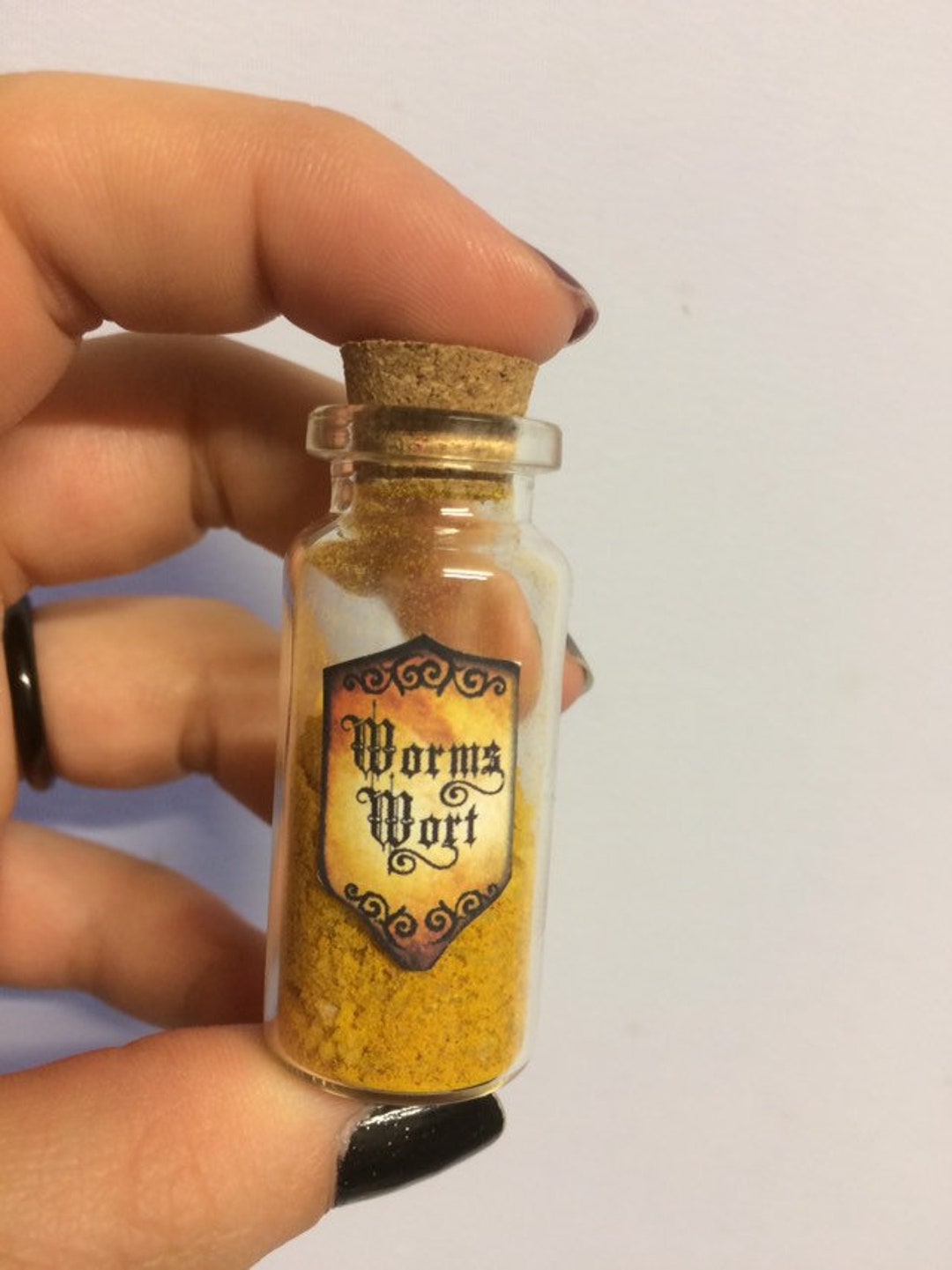 Trinket WORMS WORT Nightmare Before Christmas Inspired Miniature Bottle ...