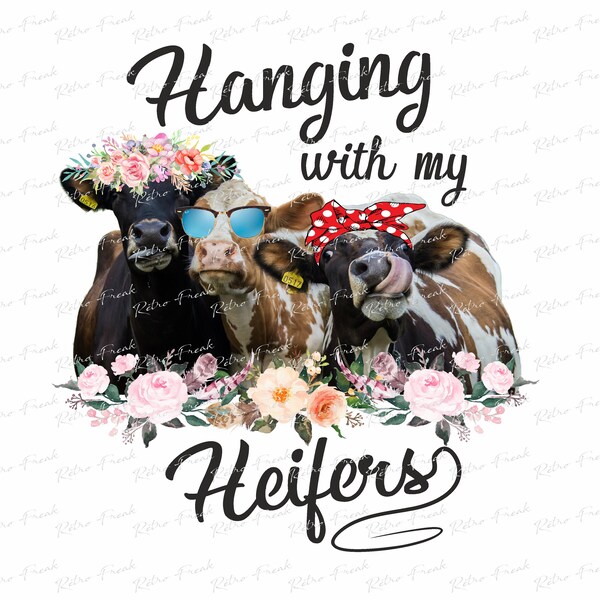 Hanging With My Heifers Svg - Etsy