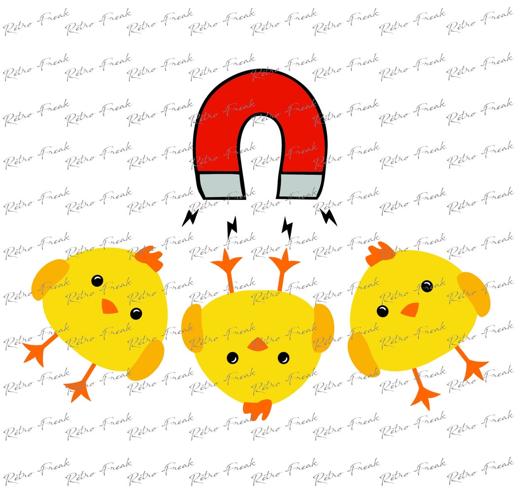 Easter Svg Chick Magnet Svg Png Files Sublimation Designs Svg Files for ...