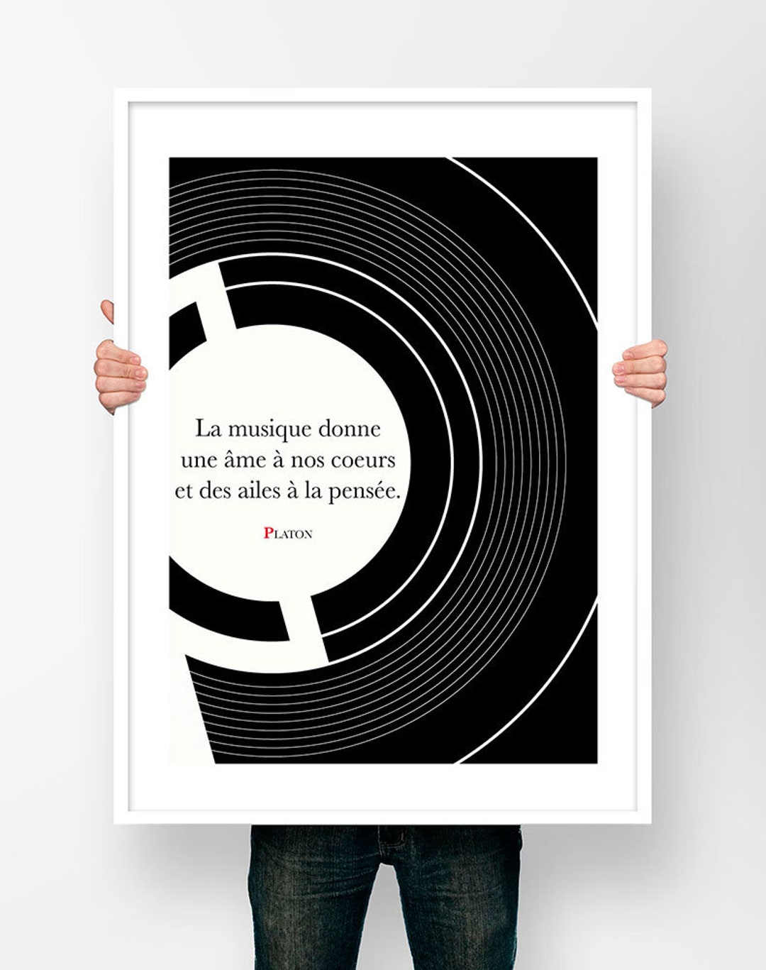 Affiche Citation Platon la musique donne une âme à nos coeurs et des ...