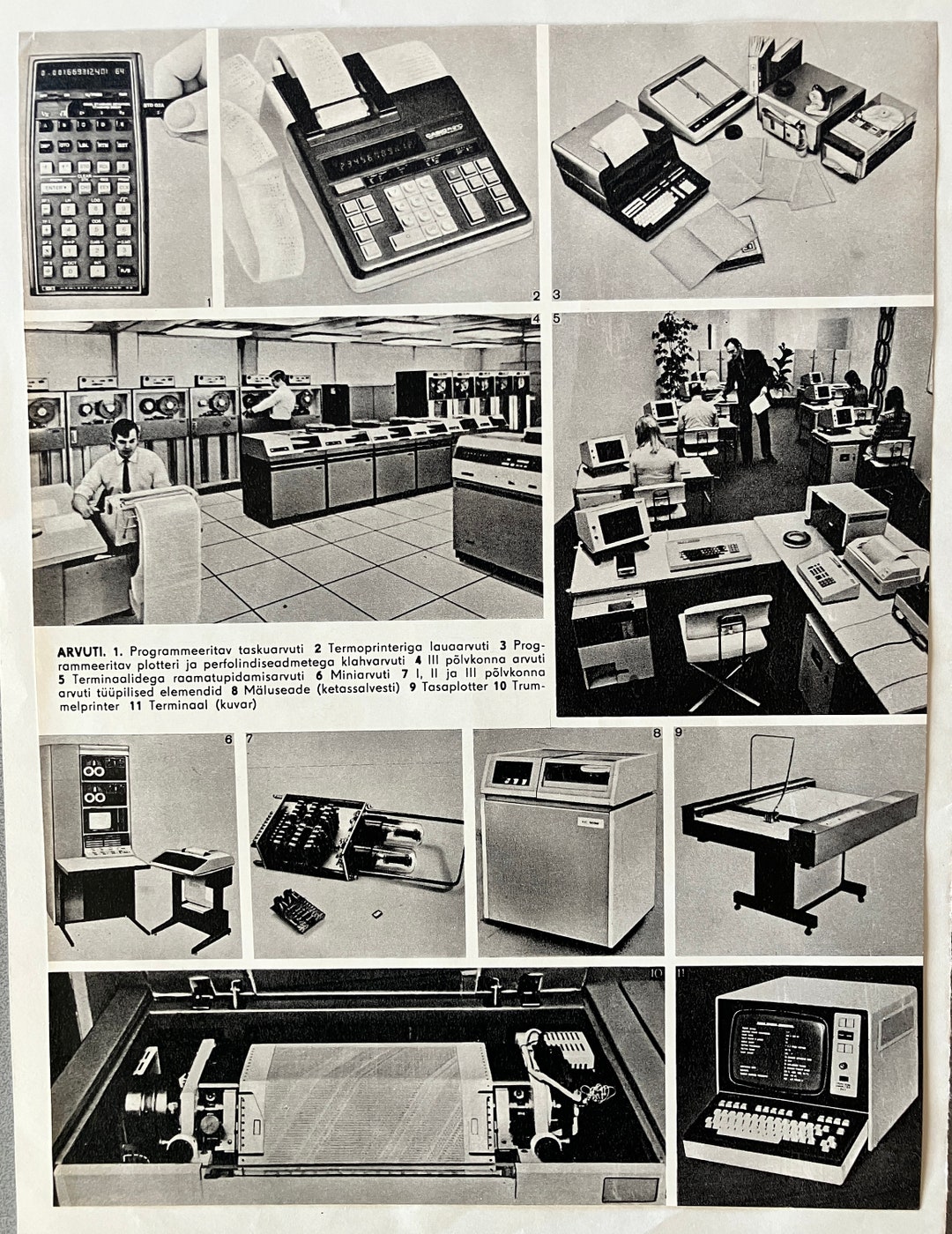 2 Pictures of Old Computers - Etsy