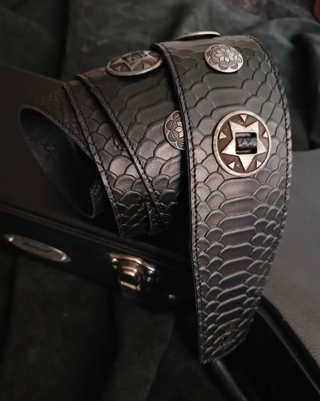 Snake Guitar Strap - Etsy