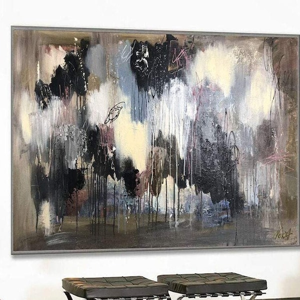 Large Modern Wall Art - Etsy