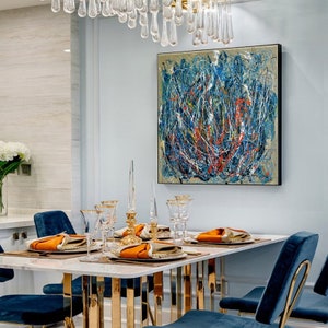 Abstract Colorful Paintings on Canvas Oil Canvas Painting Modern ...