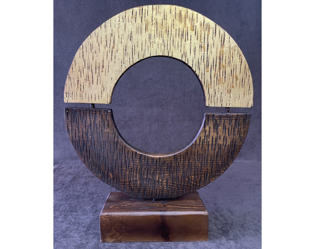 17x14 Original Round Figure Sculpture Creative Abstract Symbol ...