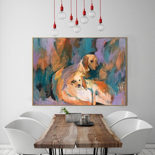Christmas Painting Labrador Retriever - Etsy