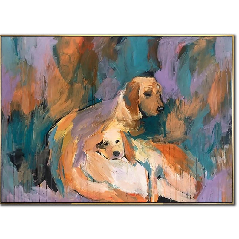 Abstract Dog Art - Etsy