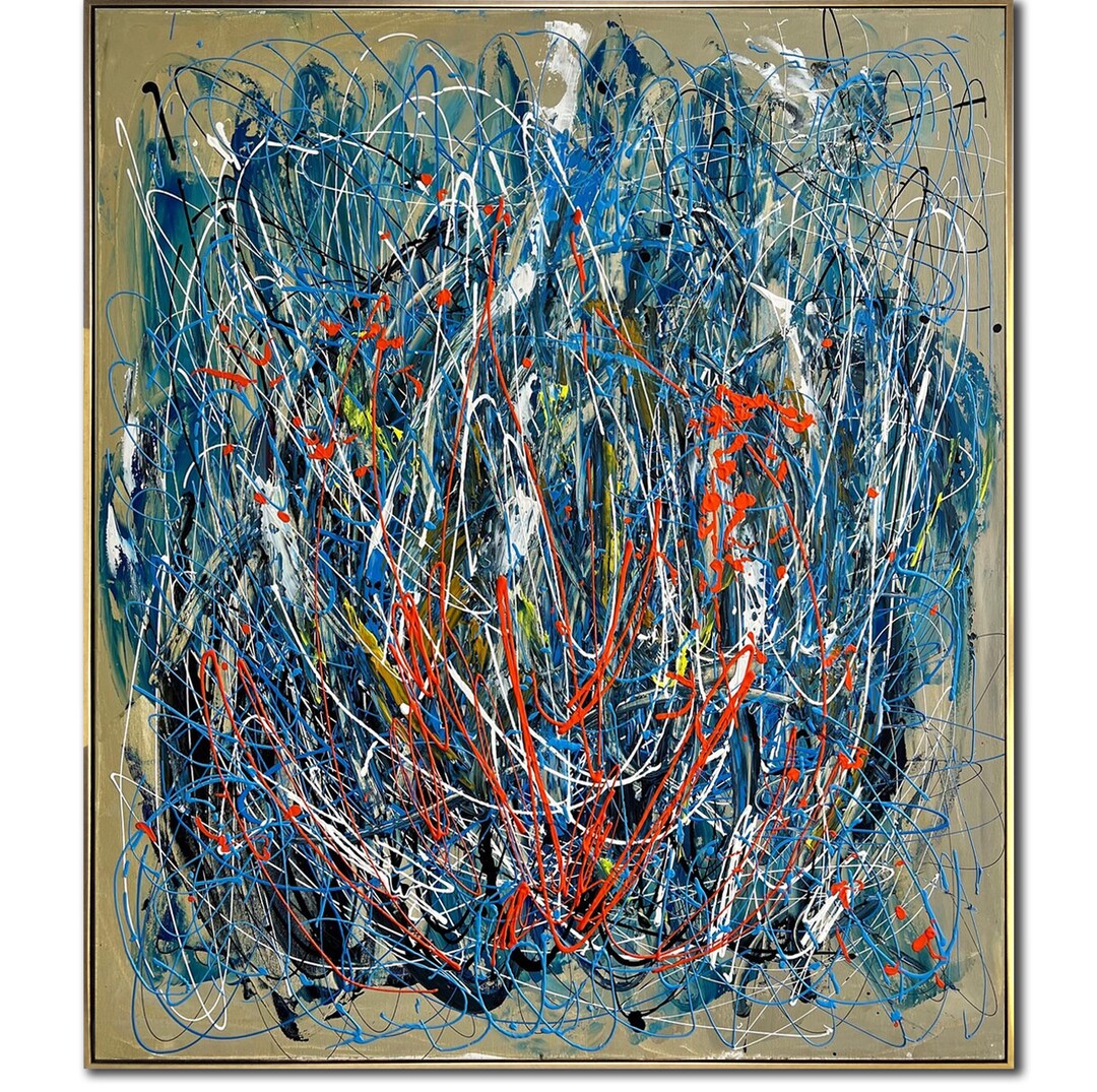 Abstract Colorful Paintings on Canvas Oil Canvas Painting Modern ...