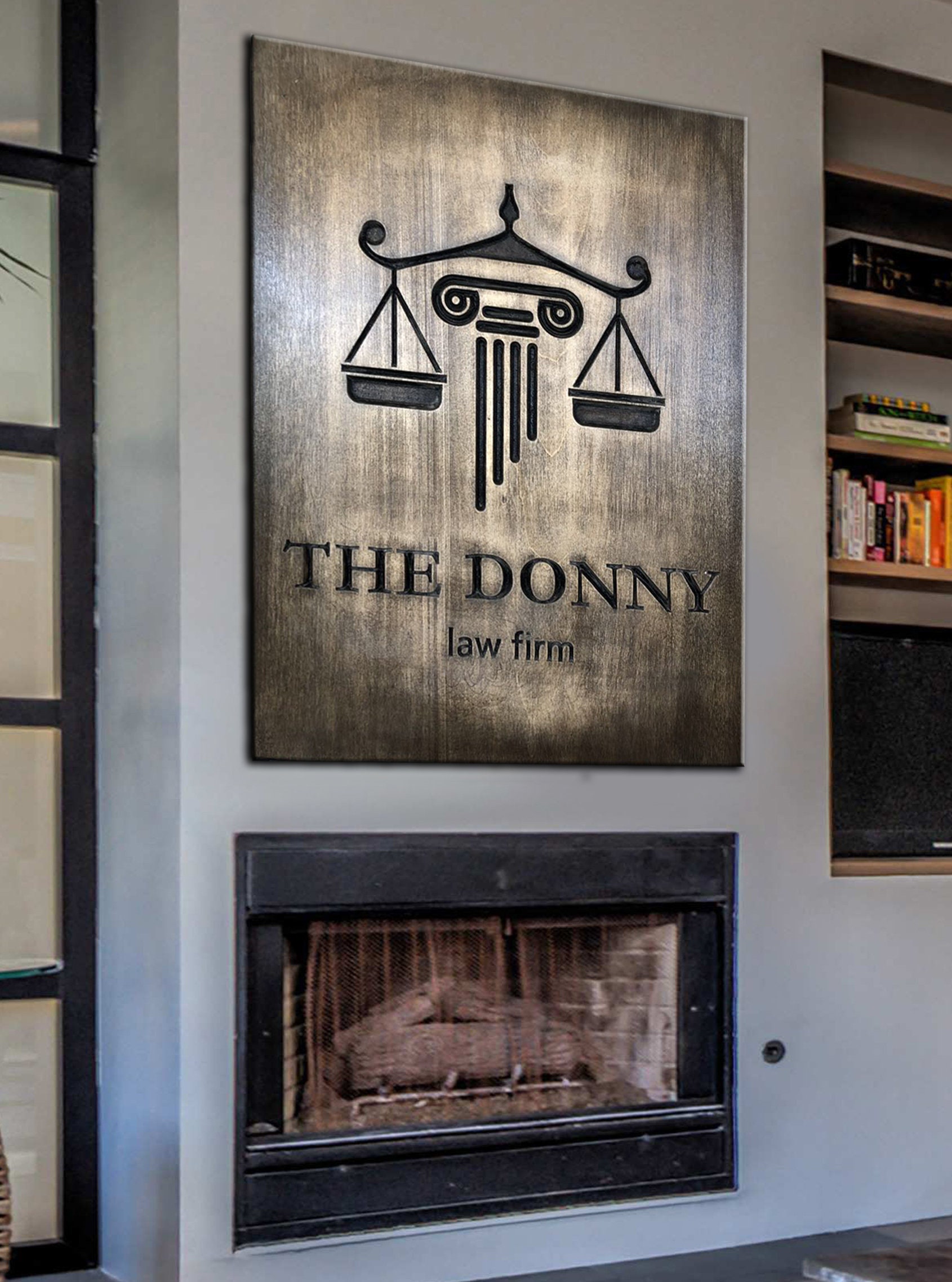 Law Firm Custom Logo Lawyer Gift Law Firm Decor Attorney Gift | Etsy