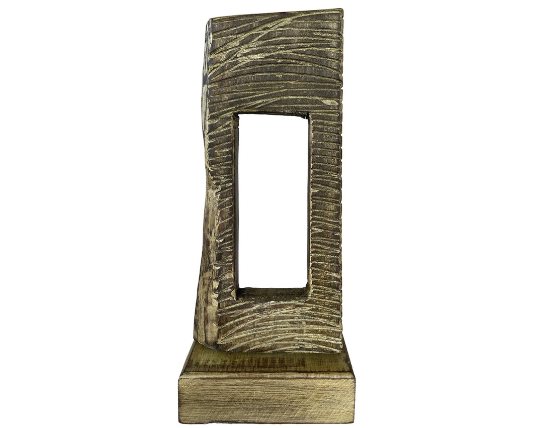 18.2x7 Original Vertical Desktop Art Abstract Wood Table - Etsy